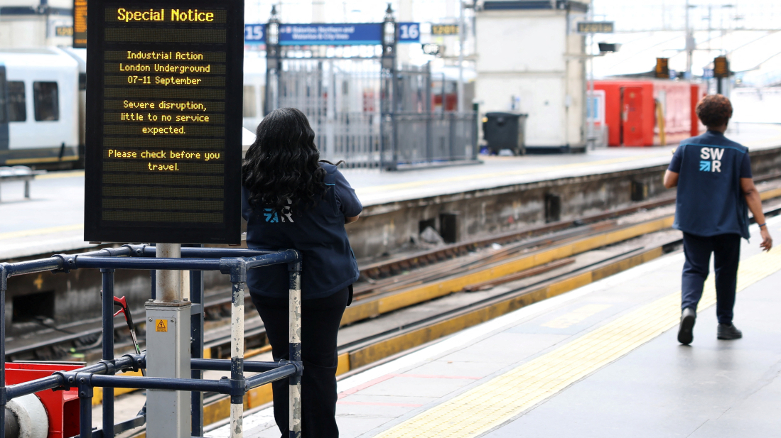 London Underground grinds to halt as staff strike | AnewZ