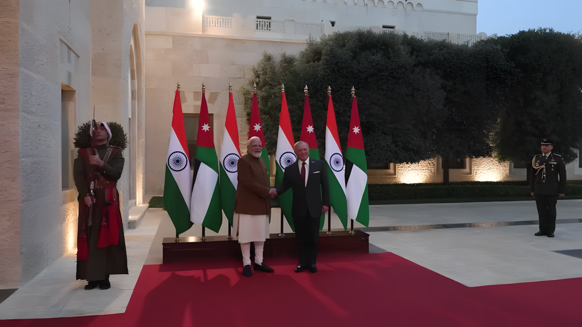 India's Modi visits Jordan during his three-nation tour | AnewZ