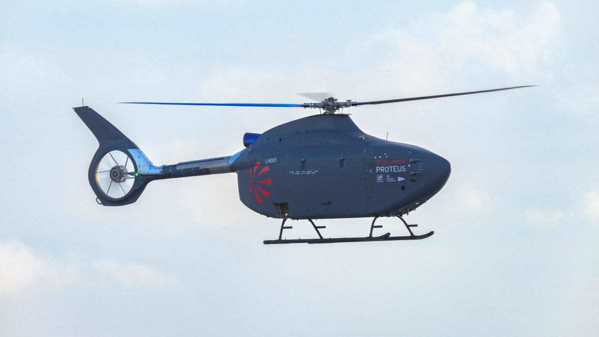 UK Navy’s Proteus helicopter completes first flight | AnewZ